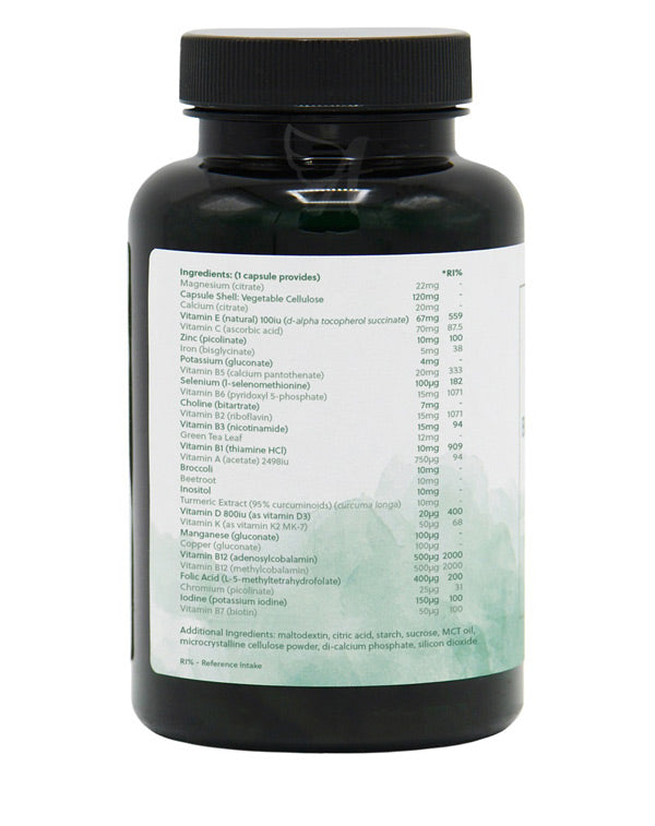 Vegan Multivitamin Capsules | for the Ageless