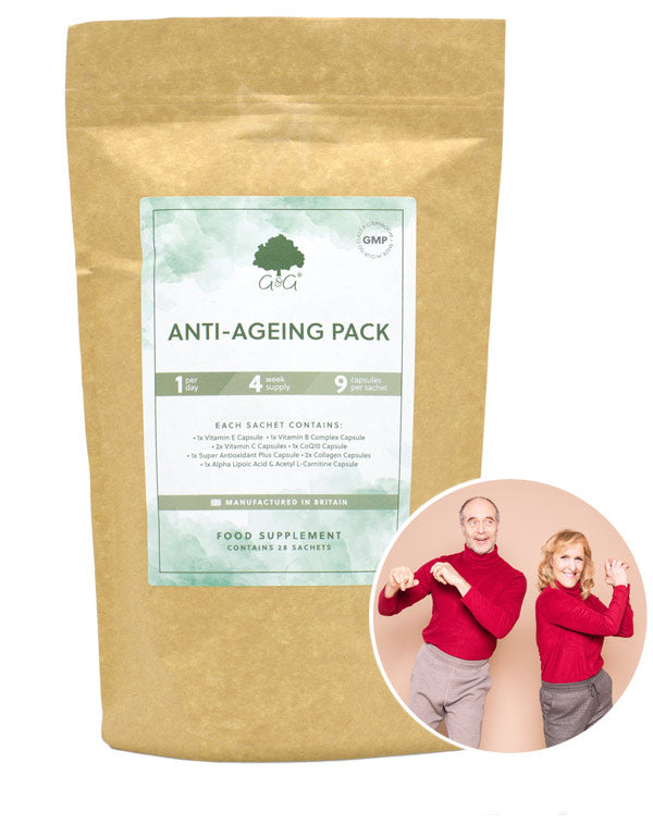 Anti-ageing supplements pack | for the Ageless
