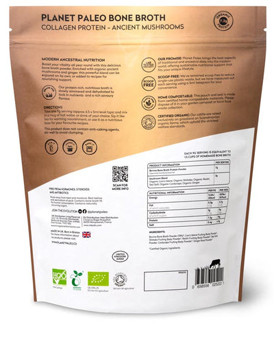 Ancient mushroom bone broth | for the Ageless