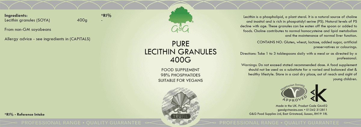 Pure (Soya) Lecithin Granules | for the Ageless
